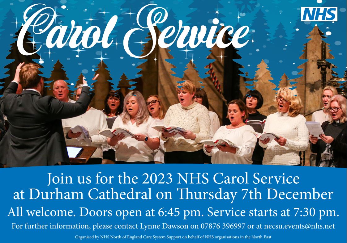 NHS Colleagues invited to Multi-faith Carol Service at Durham Cathedral ...